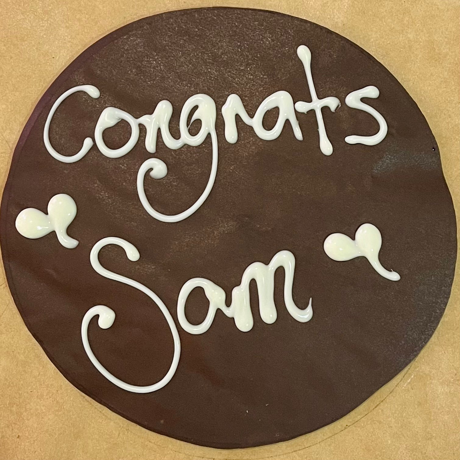 Decorative chocolate disc – The Tart Tin